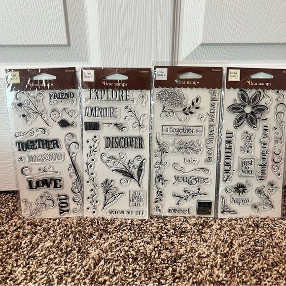 Heidi grace | Design | Heidi Grace Clear Stamps 4 Pack | Poshmark